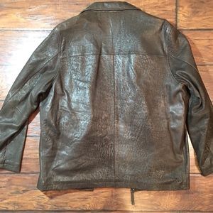 Pronto Uomo | Jackets & Coats | Prontouomo Brown Lamb Leather Jacket ...